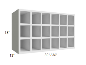 WINE RACK - Fabuwood Bianco Matte — kabinetdepot